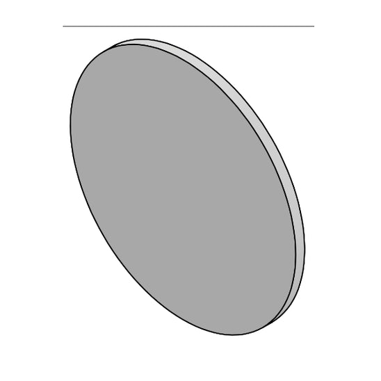 Ronde voetplaat Ø100x10
